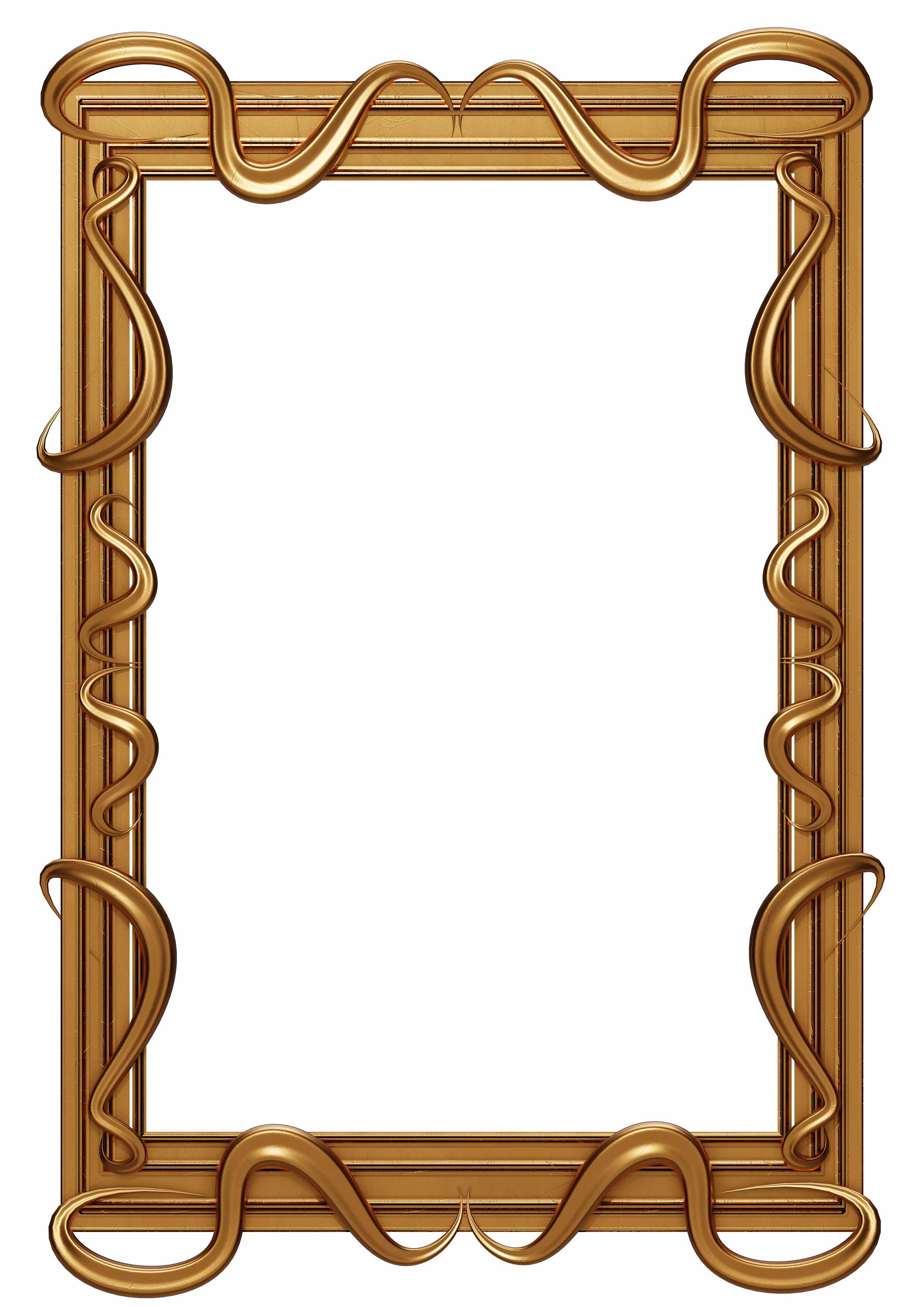 Gold Frames Clipart, Gold Border, Frames Clipart, Golden Frame Png ...