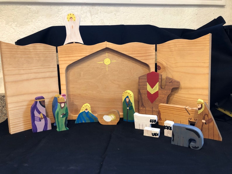Wooden Nativity ( Puzzle) - Etsy