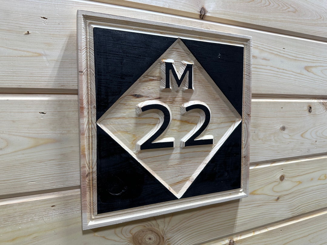 Michigan Wall Art - M22 Sign - Etsy
