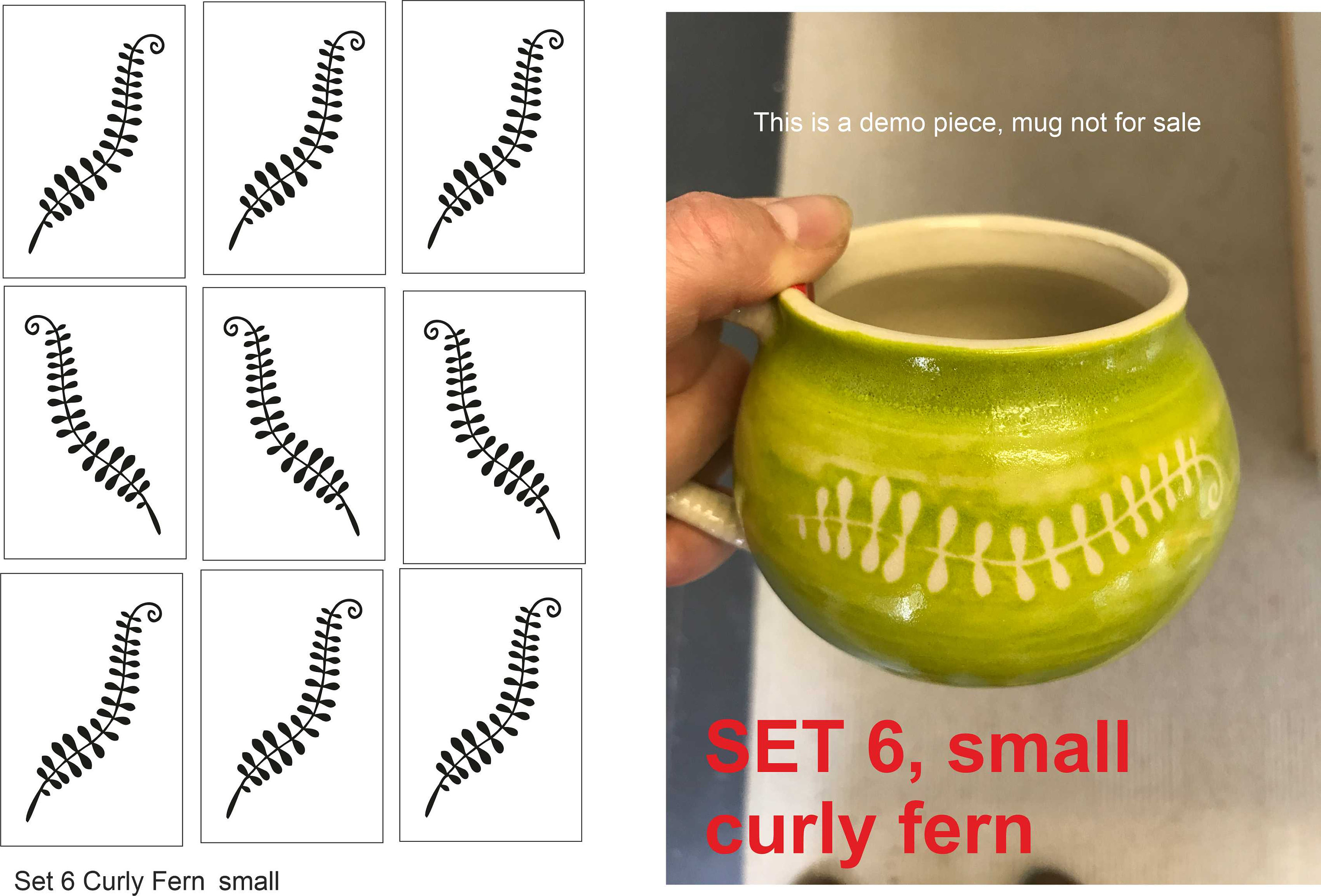 Vinyl Resist Stickers for Clay, Pottery, Ceramics - Leaf Series - Etsy