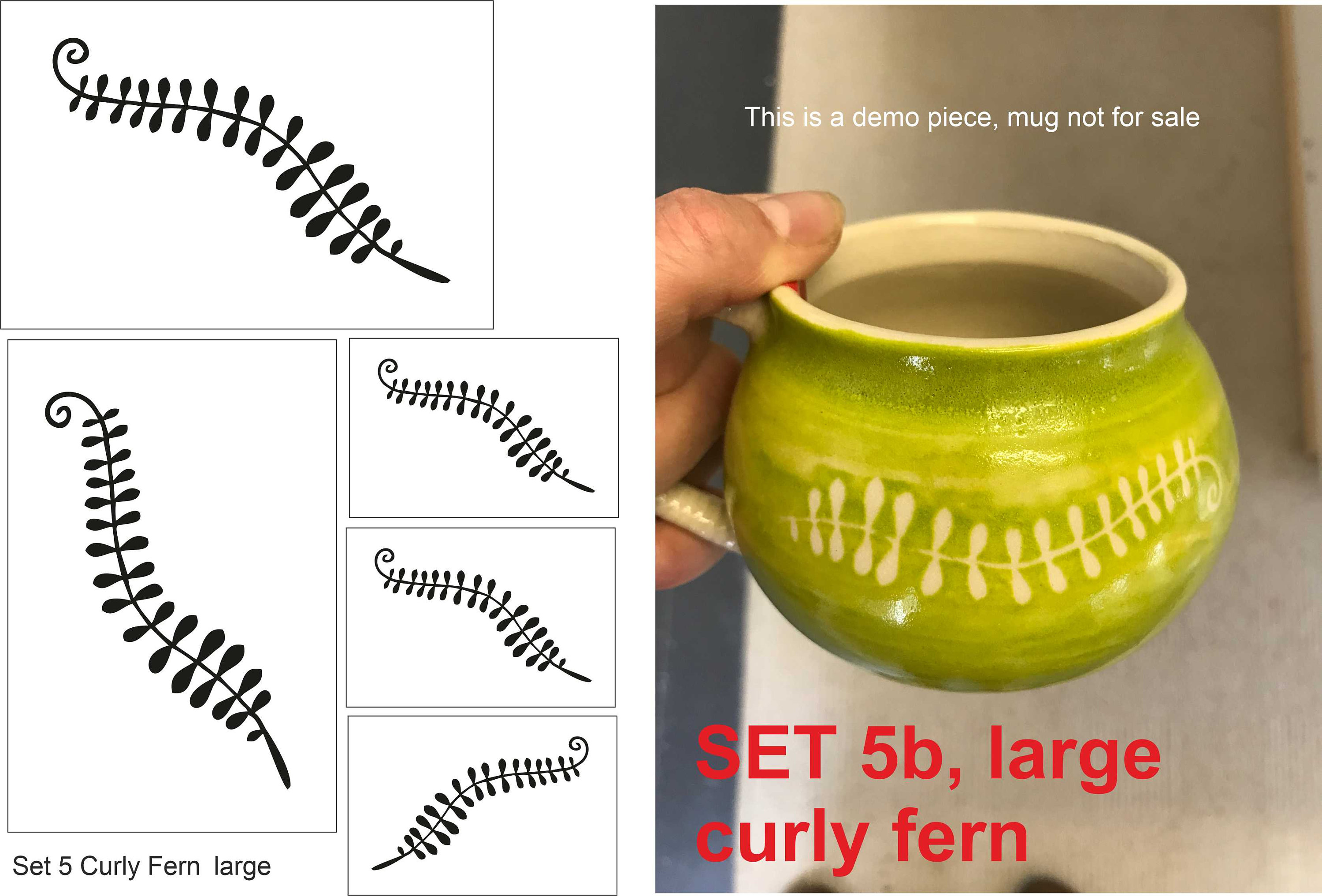 Vinyl Resist Stickers for Clay, Pottery, Ceramics - Leaf Series - Etsy