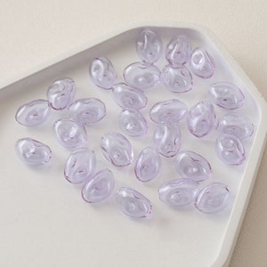 Glass Bubble Beads,irregular Ellipsoid Glass Beads, Colorful Hand Blown ...