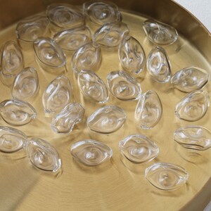 Glass Bubble Beads,irregular Ellipsoid Glass Beads, Colorful Hand Blown ...