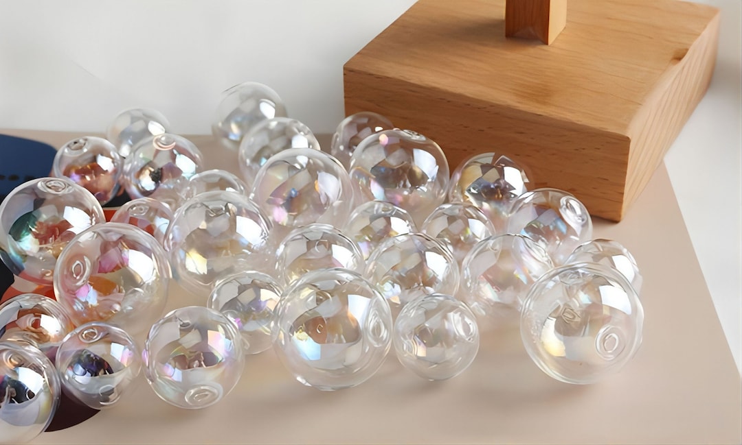 Glass Bubble Beads,12mm,14mm,16mm, 18mm,20mm, Hand Blown Hollow Round ...