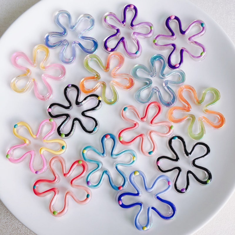Acrylic Flowers - Etsy