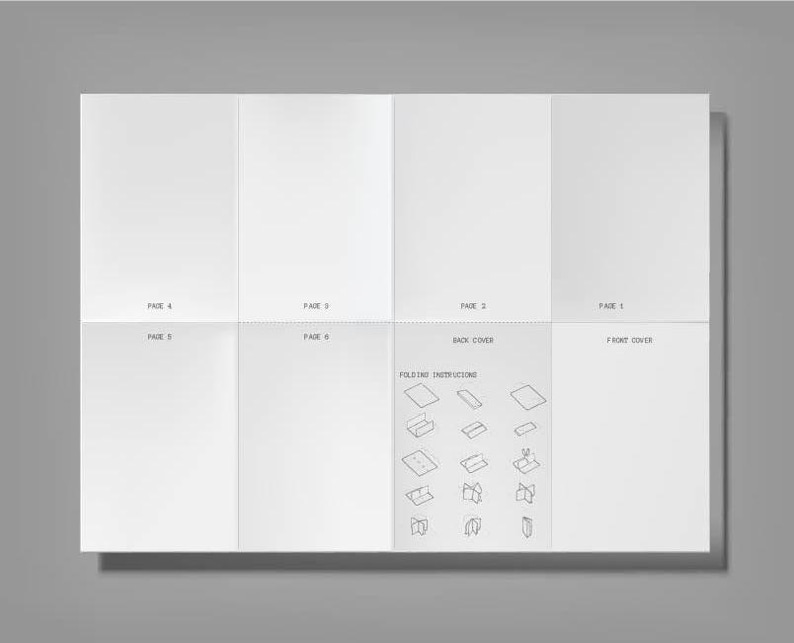 8 Page Zine Template - Etsy