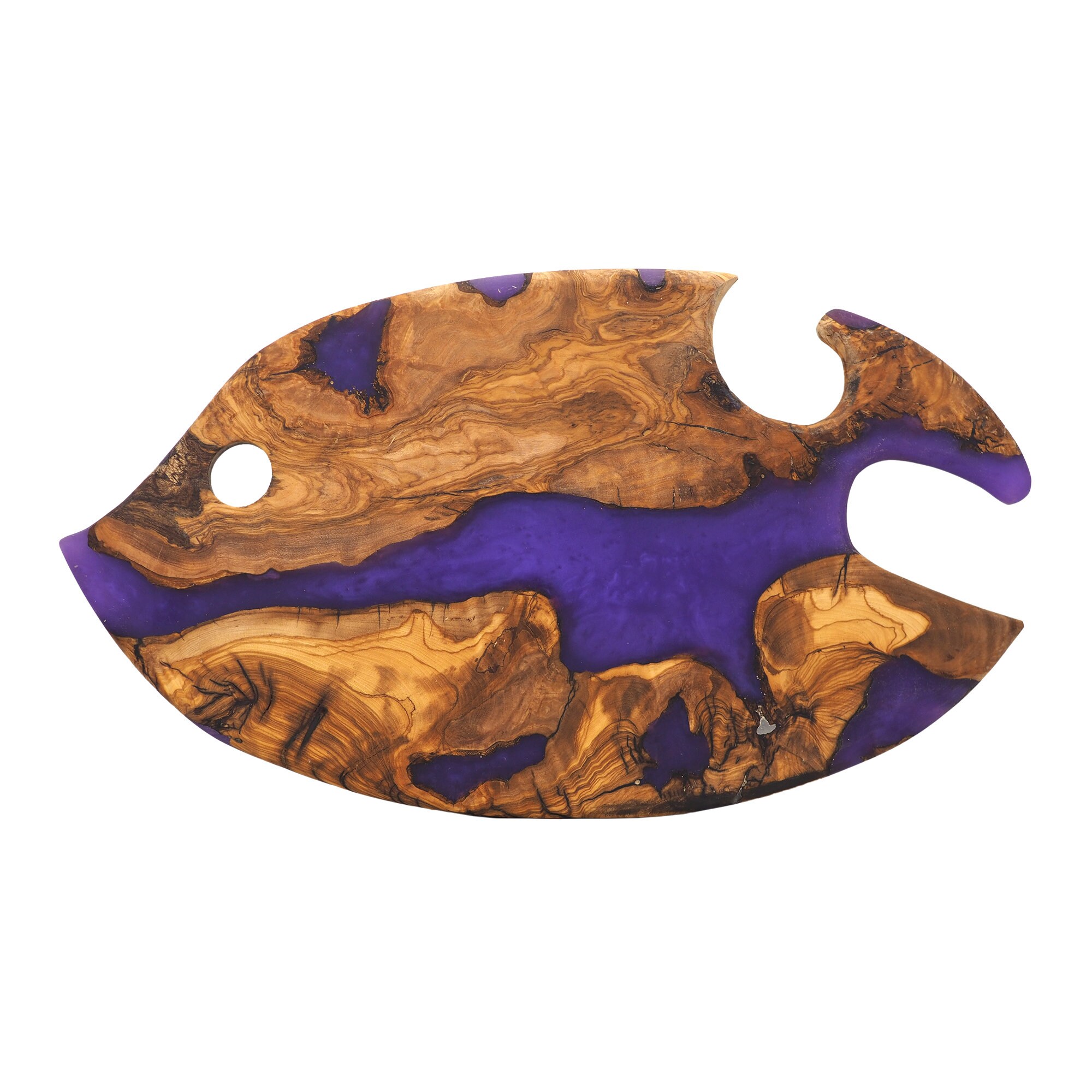 Epoxy Resin Cutting Board Handmade Fish Figured Delicatessen & Kitchen ...