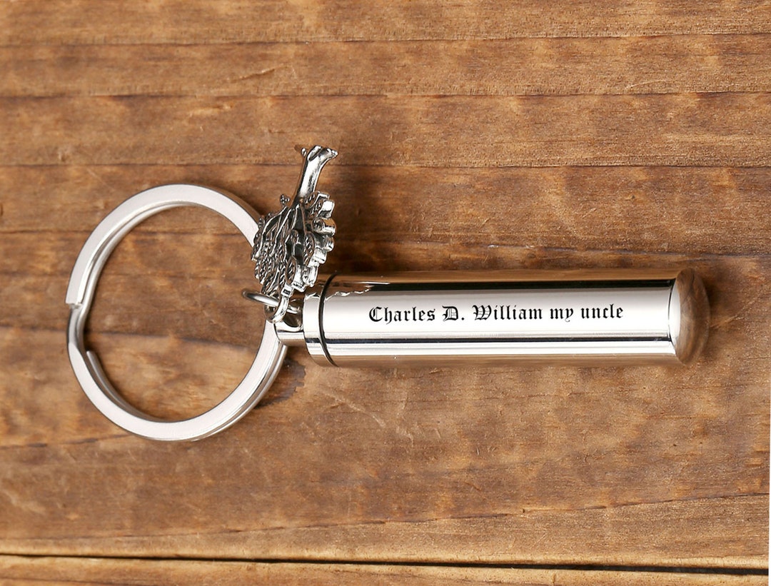 Personalized Cremation Keychain, Family Tree of Life Keyring, Urn ...