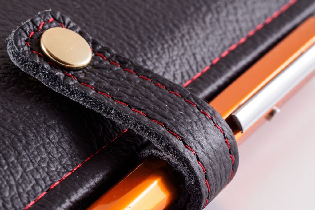 Filofax Folder Leather A6 Organiser Diary Planner Embossed Grained ...