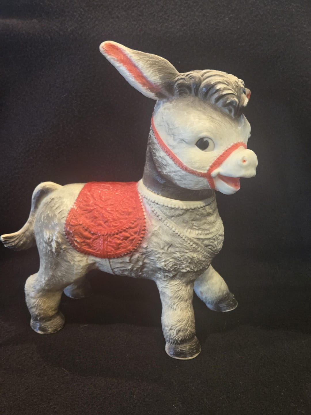 1960 Sun Rubber Donkey Toy (REF060) - Etsy