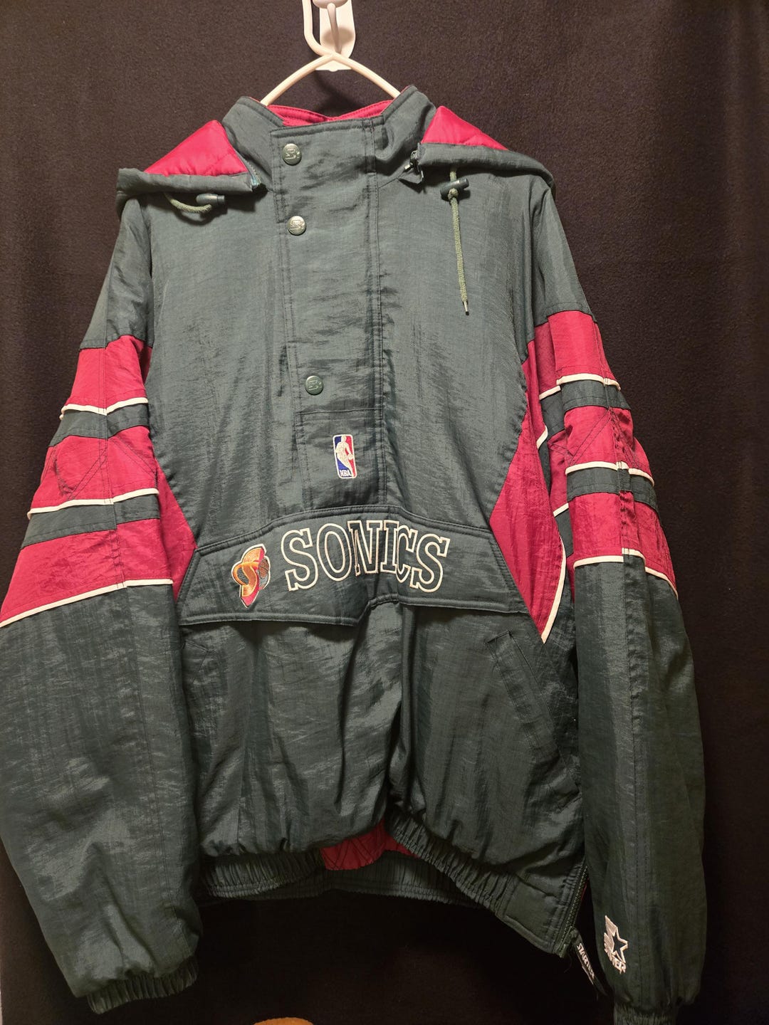 Vintage NBA Seattle Sonic’s Starter Puffer Jacket (REF056) - Etsy