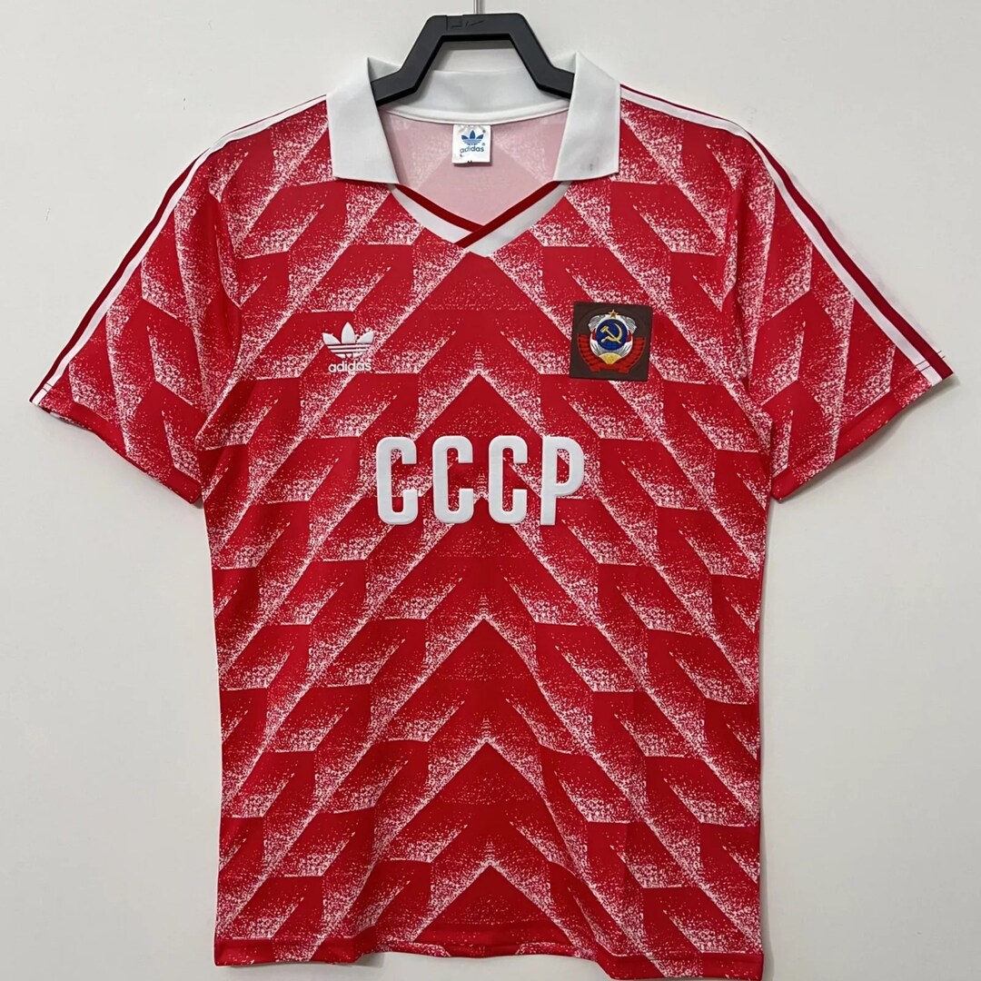 1987 88 USSR Retro Football Shirt USSR Jersey CCCP Kits Cccp Shirt Ussr ...