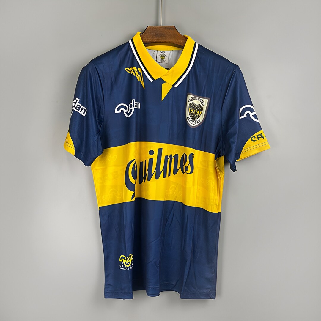 1995-1997 BOCA JUNIORS Retro Football Shirt Boca Juniors Jersey CABJ ...