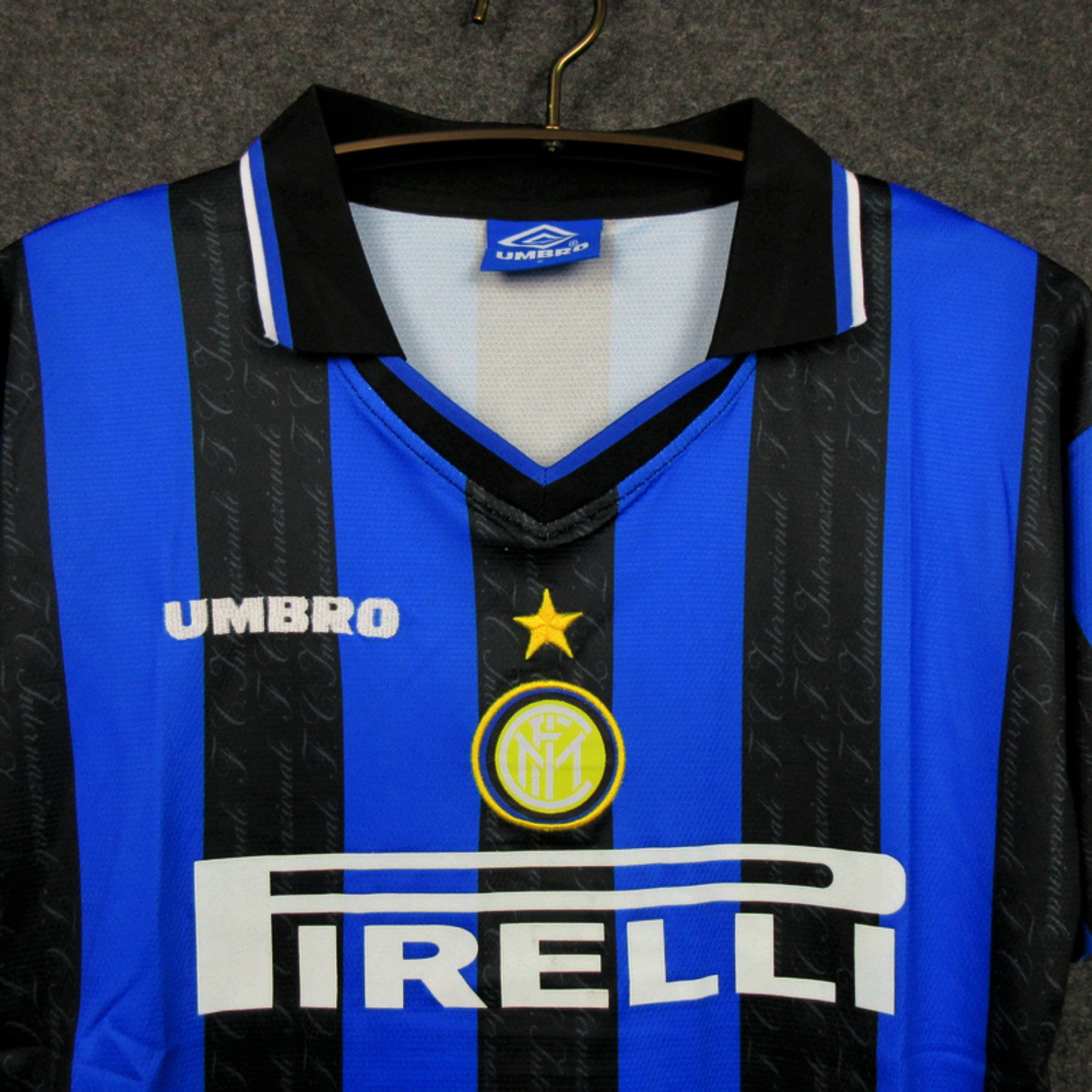 Inter Milan 1997/1998 Home Retro Football Kit Maglia Calcio Soccer ...