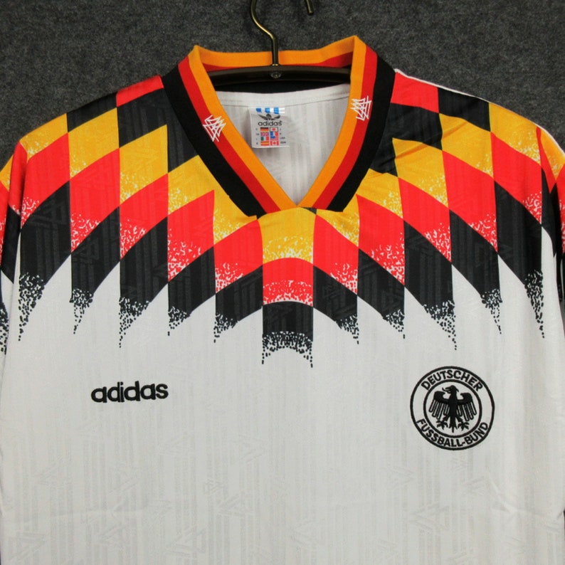 1994 Germany Retro Football Shirt 90 Germany Jersey Deutschland ...