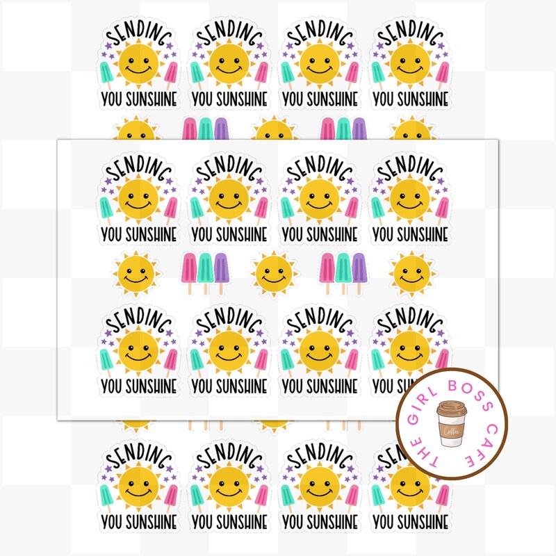Sunshine Sticker - Etsy