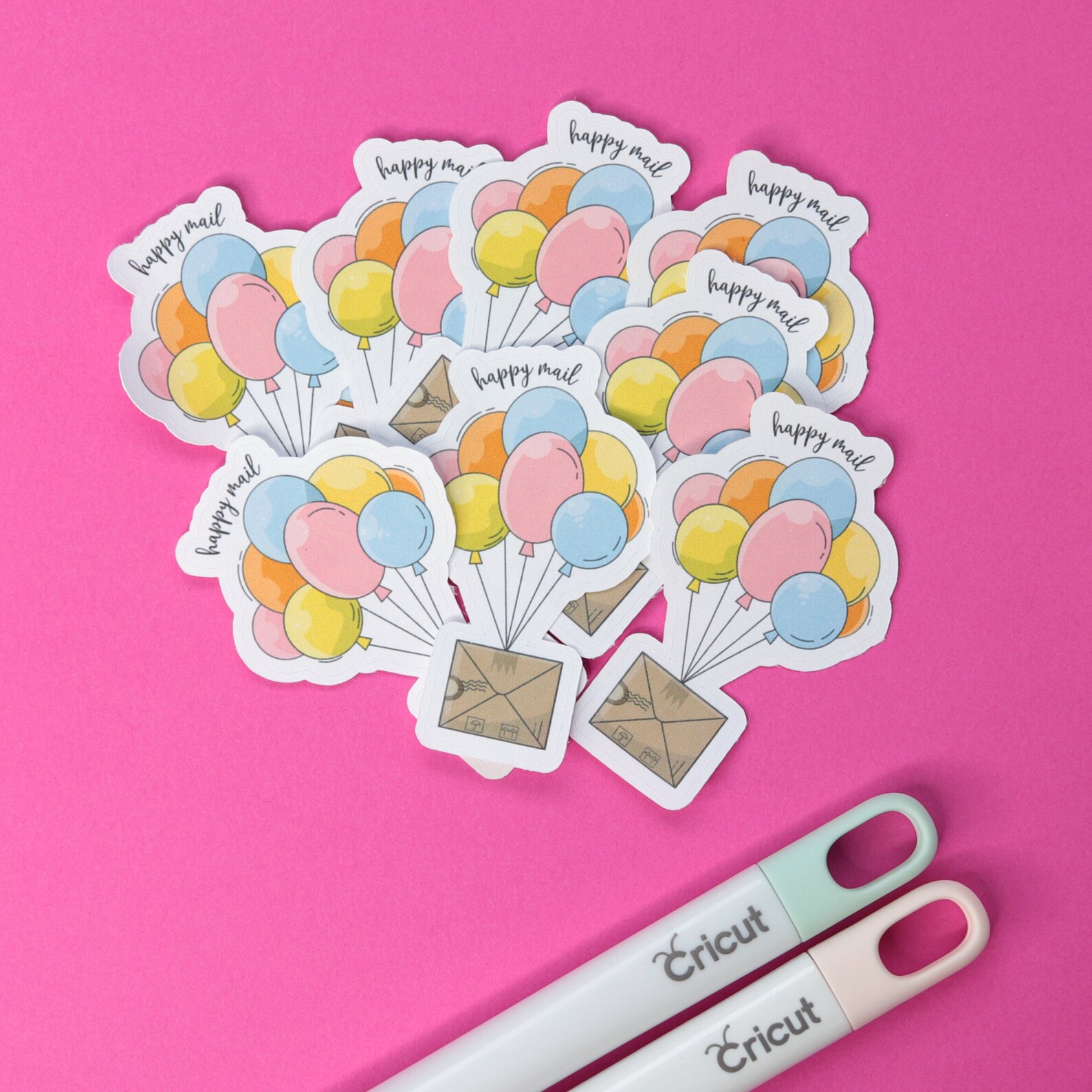 HAPPY MAIL STICKERS Cute Stickers Fun Stickers for Small | Etsy