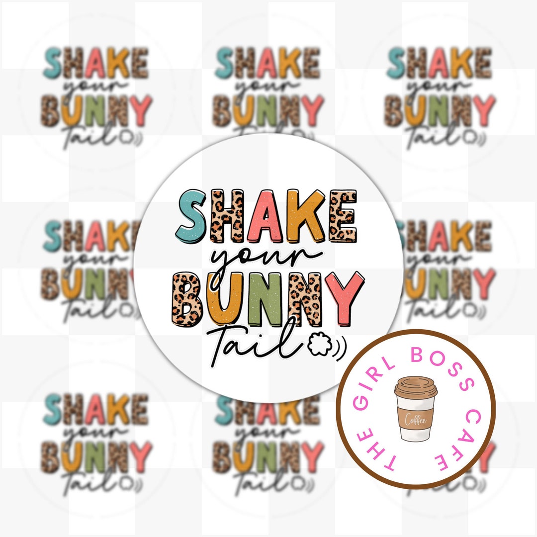 NEW Shake Your Bunny Tail Stickers | Easter Stickers | Cute Stickers ...