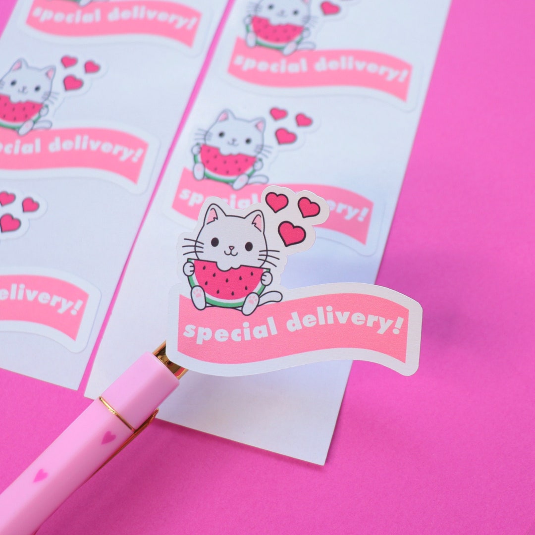 Special Delivery Stickers, Happy Mail, Cute Letter Mail Stickers ...