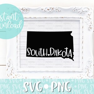 South Dakota SVG State Svg Cut File South Dakota Digital - Etsy