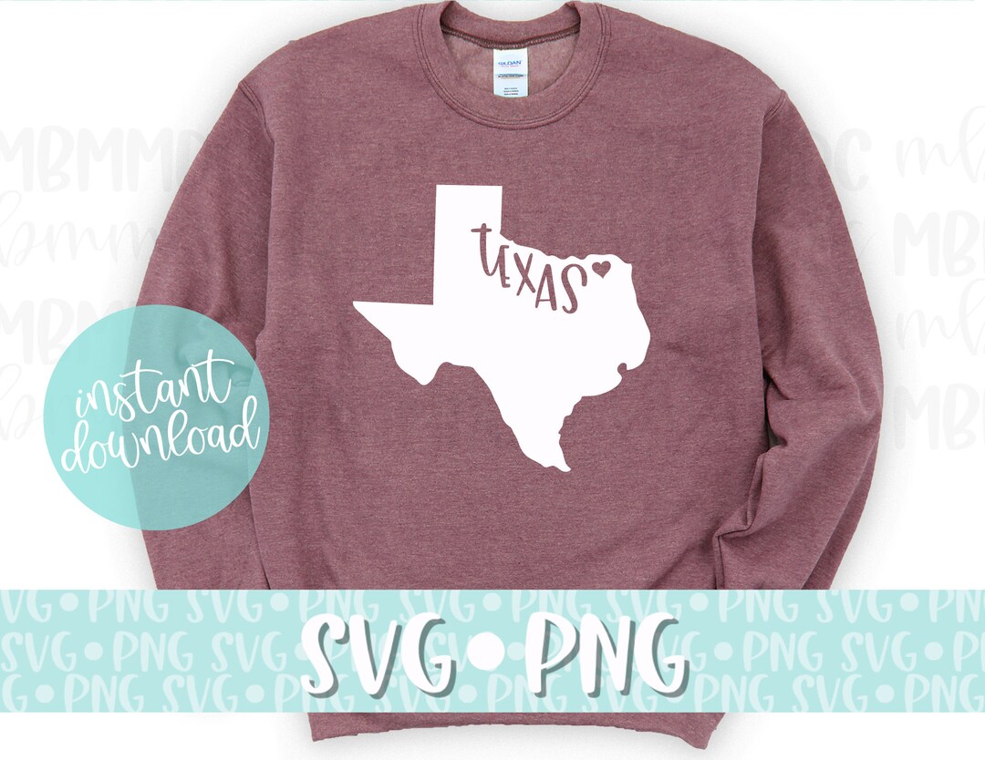 Texas SVG State Svg Cut File Texas State Digital File for Cricut ...