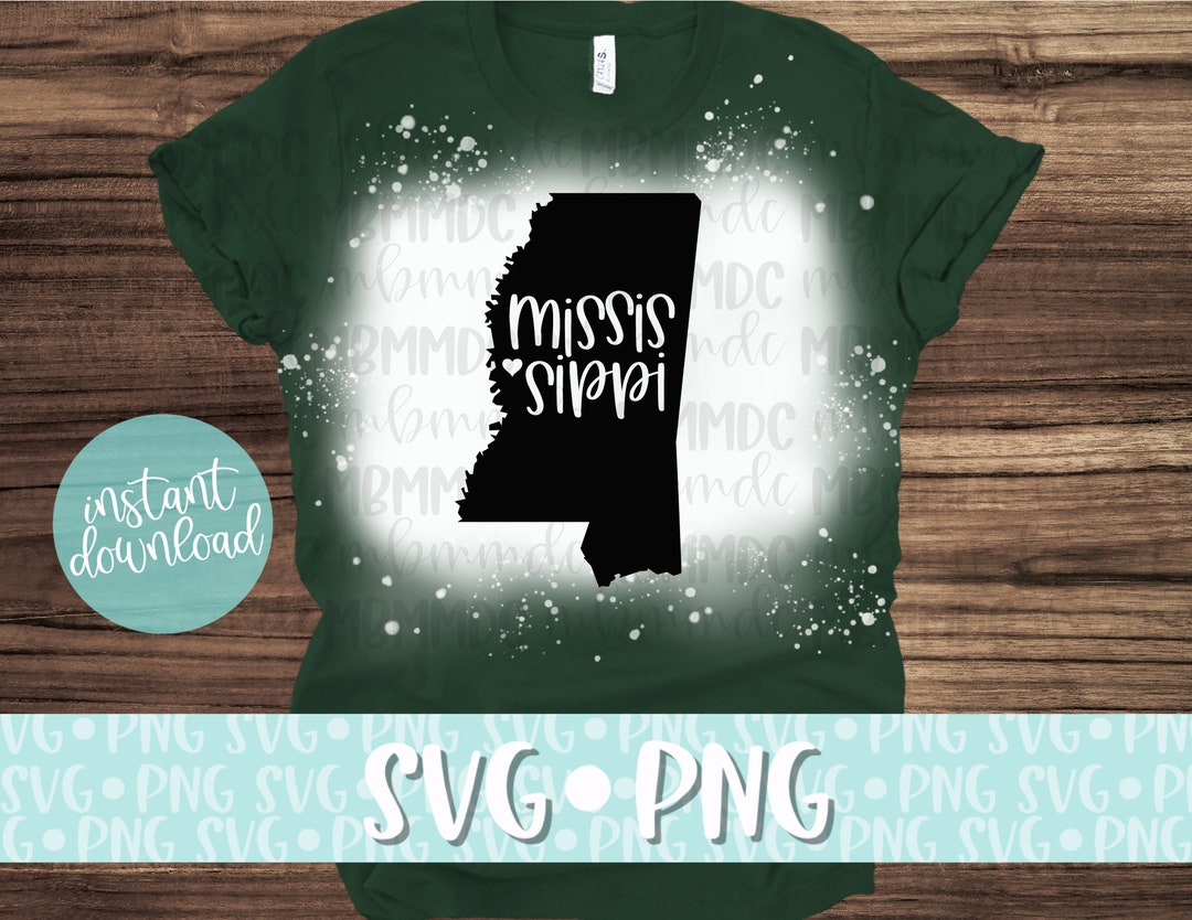 Mississippi SVG State Svg Cut File Mississippi Digital File for Cricut ...