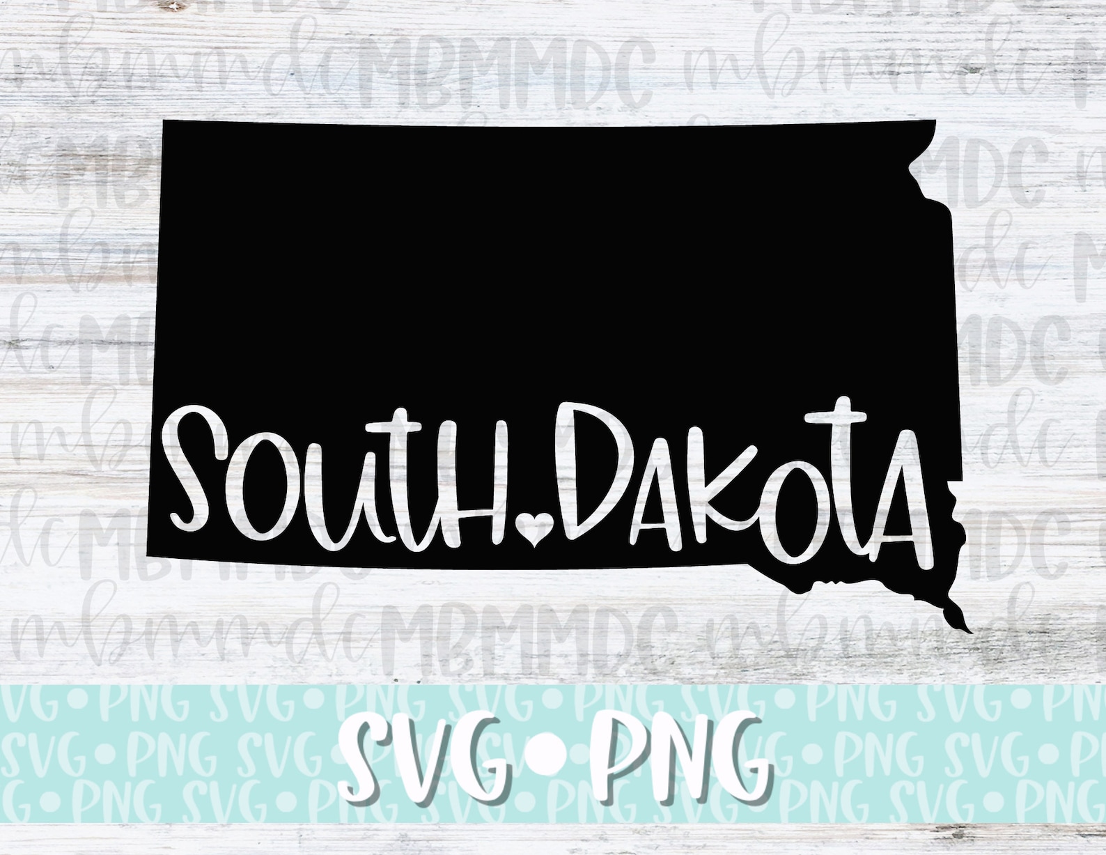 South Dakota SVG State Svg Cut File South Dakota Digital | Etsy