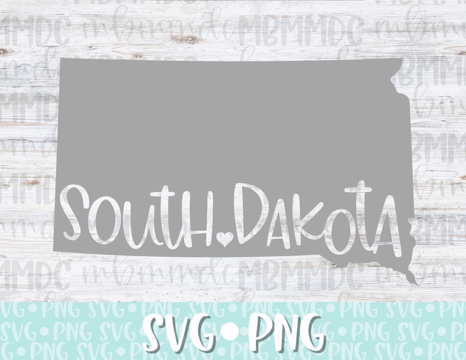 South Dakota SVG State Svg Cut File South Dakota Digital | Etsy