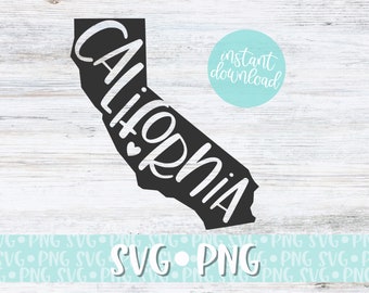 State of California SVG JPEG PNG Cut File Cricut Cut File - Etsy