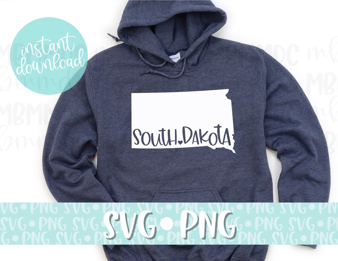 South Dakota SVG State Svg Cut File South Dakota Digital - Etsy
