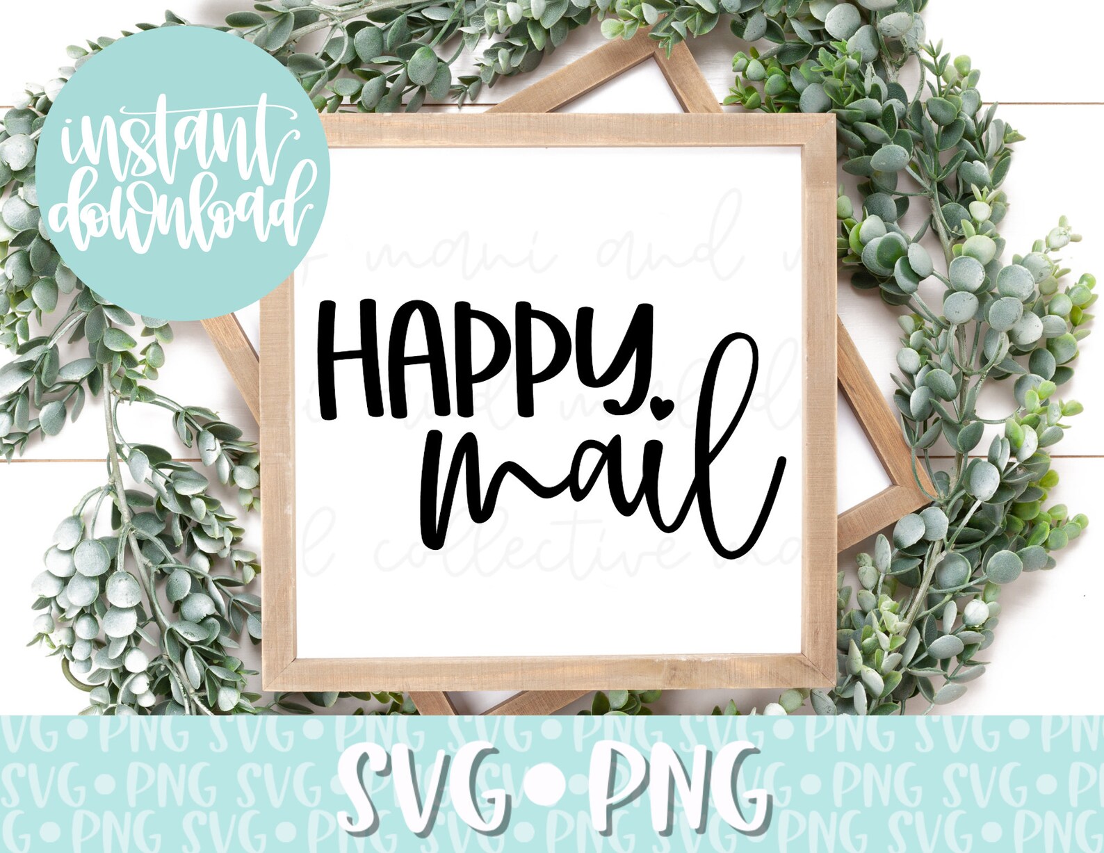 Happy Mail SVG Packaging Stickers Cute Packaging for Small - Etsy