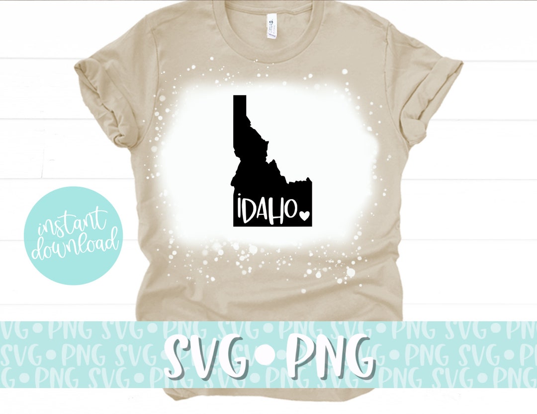 Idaho SVG State Svg Cut File Idaho Digital File for - Etsy