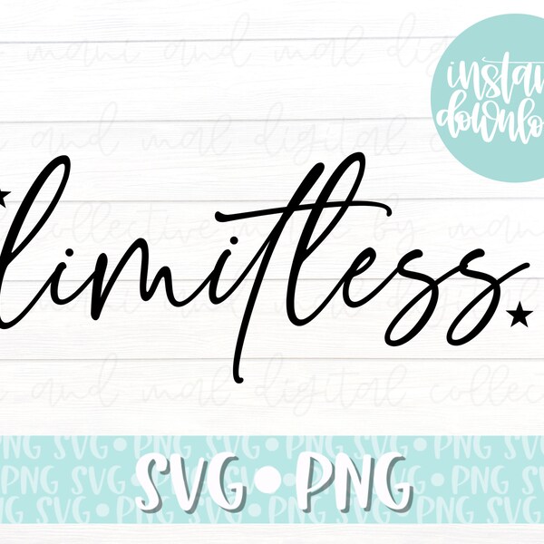 Limitless Svg - Etsy