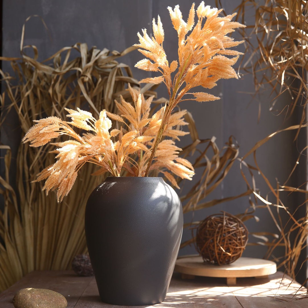 Artificial Wheat Ear Stem, Realistic Grain Plant, Rustic Wildflower ...