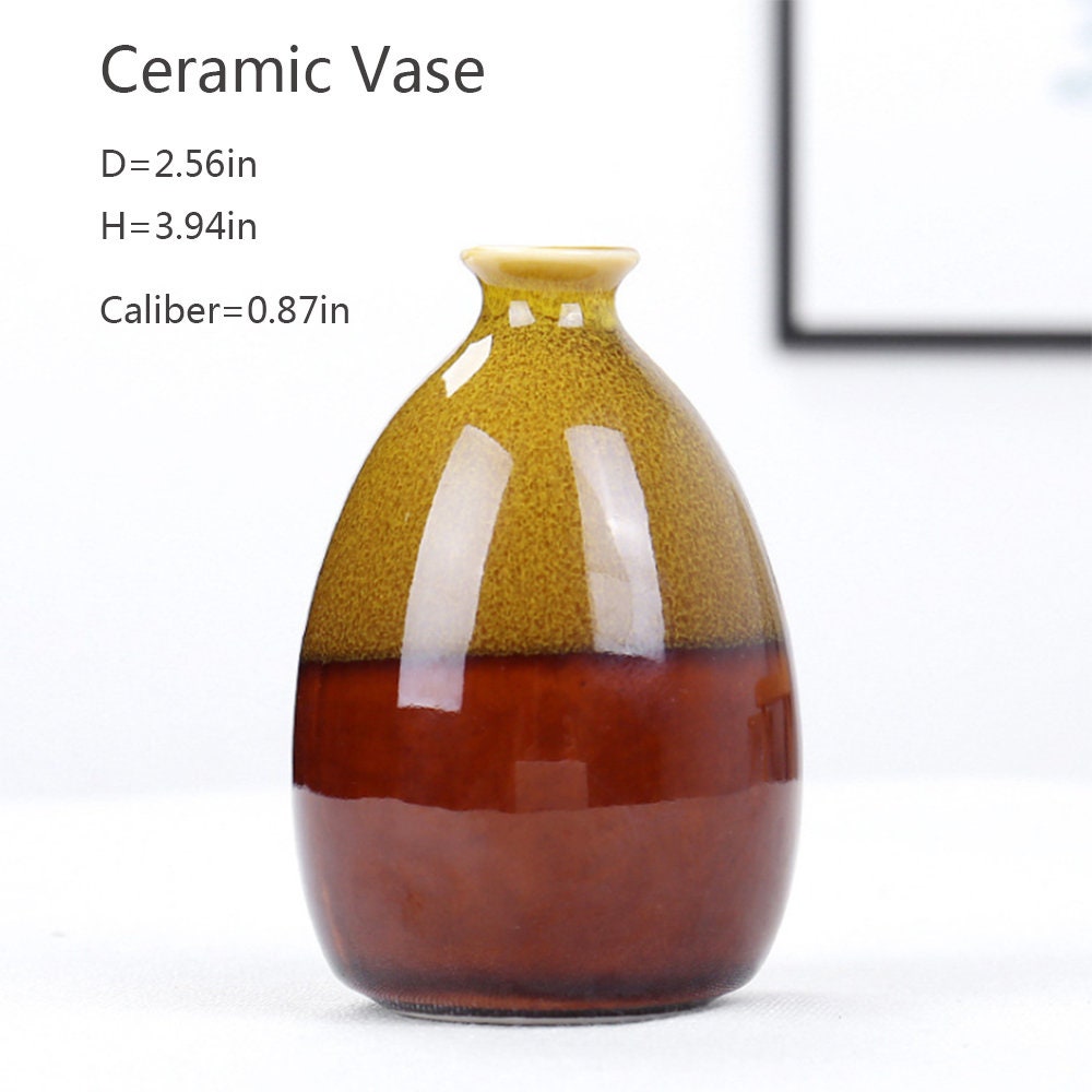 Simple Ceramic Small Vase Home Vase Ceramic Decor Handmade | Etsy