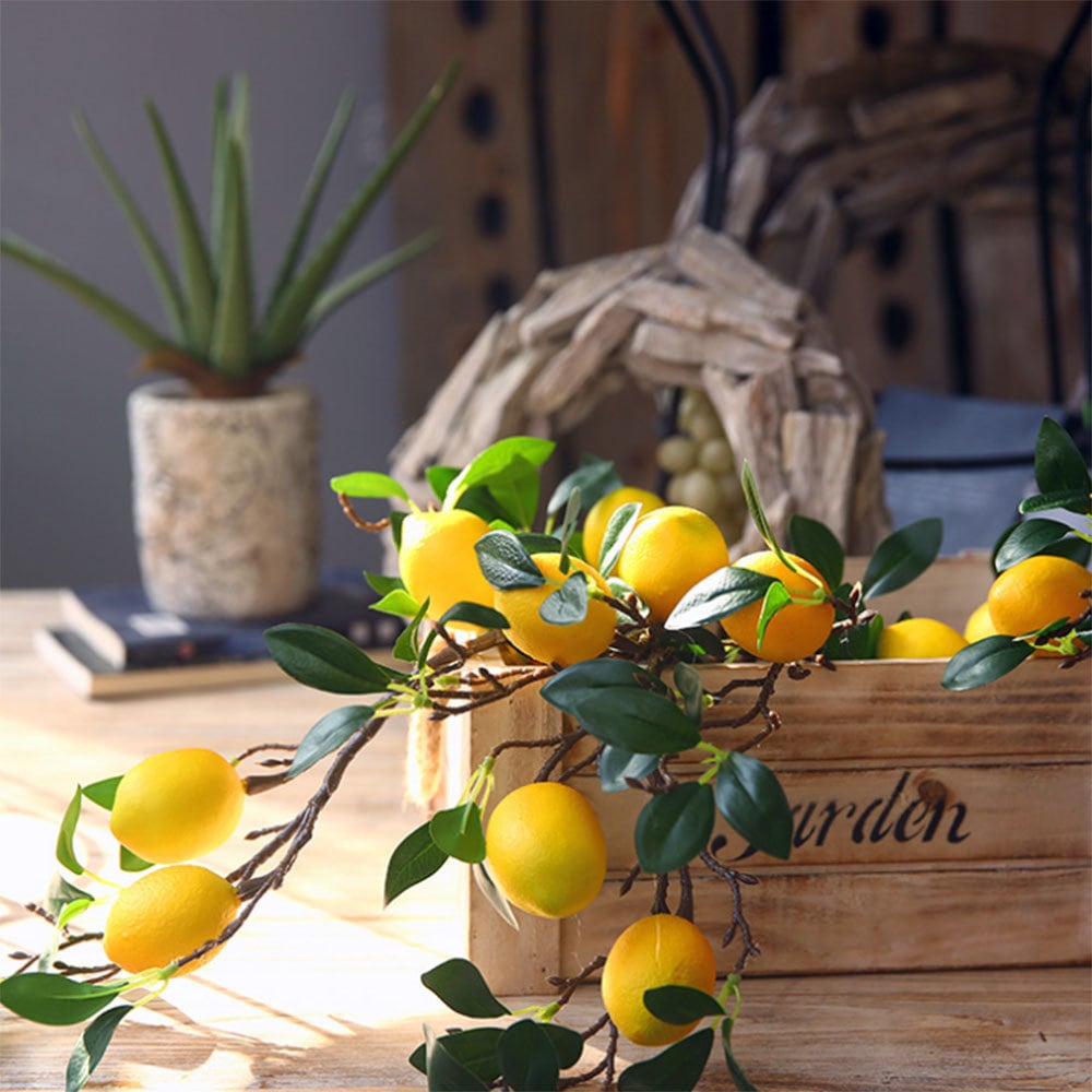 Artificial Small Lemon Tree Branch Fake Fresh Fruit - Etsy