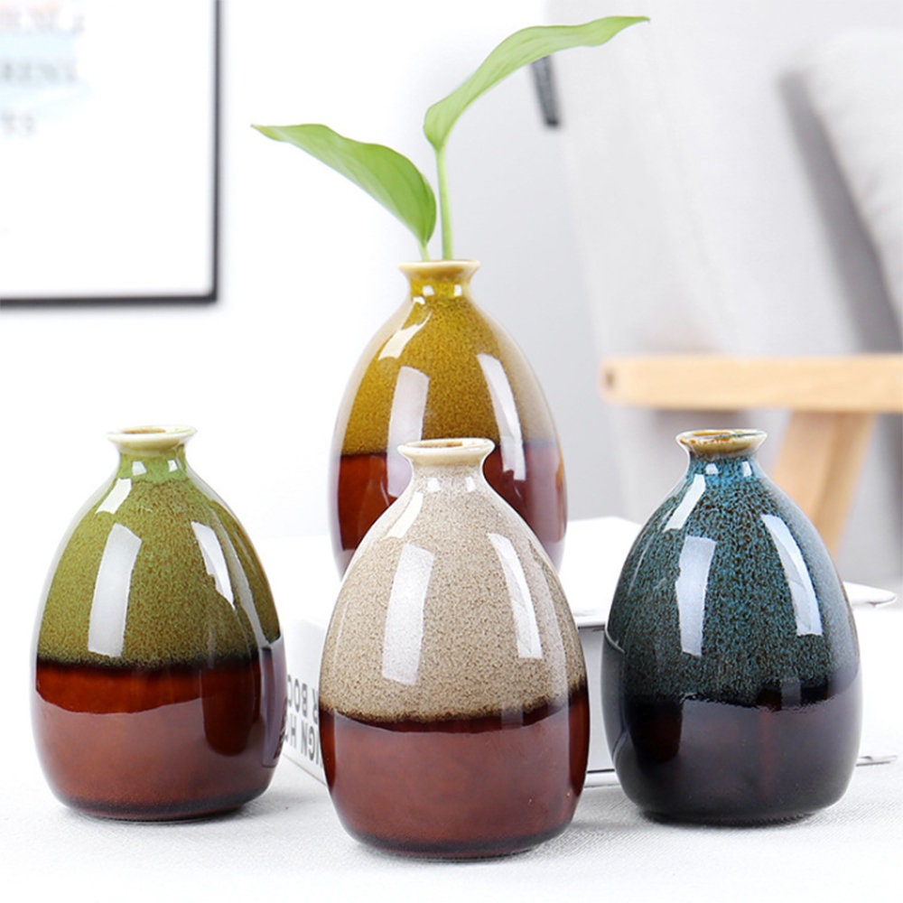 Simple Ceramic Small Vase Home Vase Ceramic Decor Handmade | Etsy