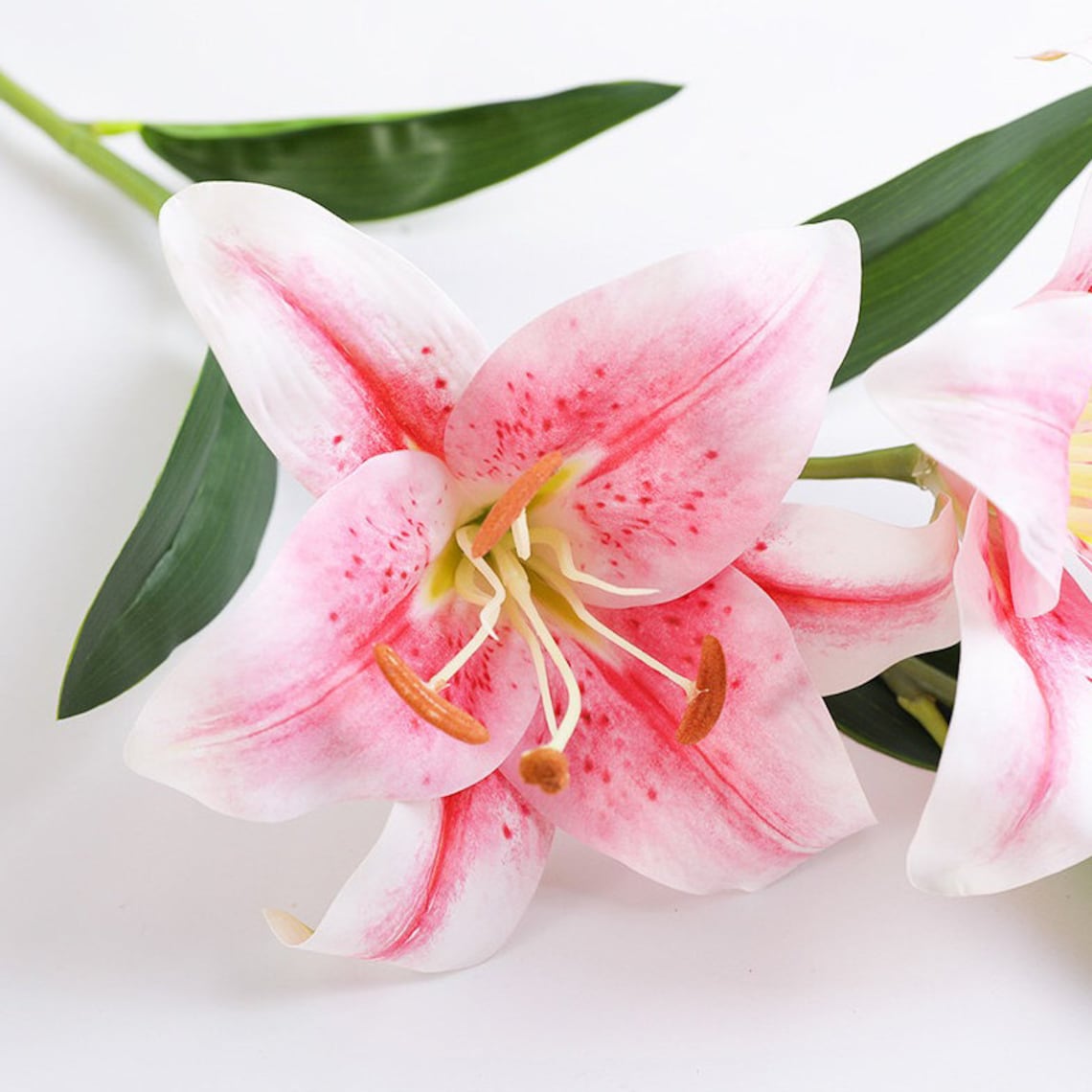 Real Touch Lily Stem With Bud Artificial Flower With Foliage - Etsy