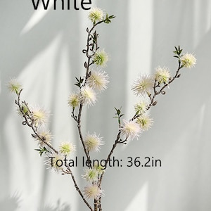 Artificial Thistle Long Stem Fake Chestnut Branch Faux - Etsy