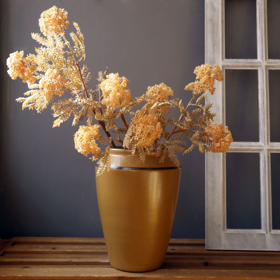 Artificial Wildflower Stem, Faux Fluffy Dandelion, Rustic Flower Decor ...