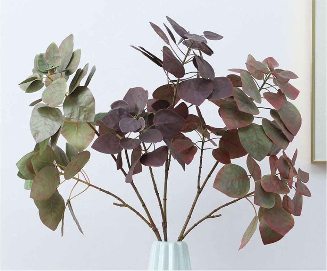 Autumn Leaf Branch, Real Touch Foliage, Artificial Greenery Craft, Home ...