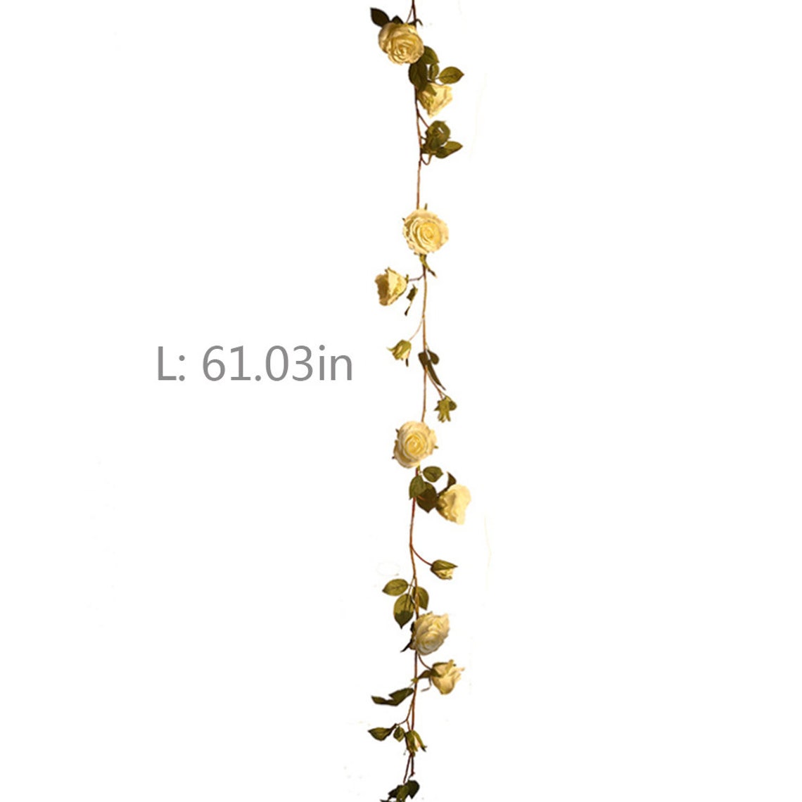 Artificial Climbing Rose Vine With Leaf Faux Trailing Flower - Etsy