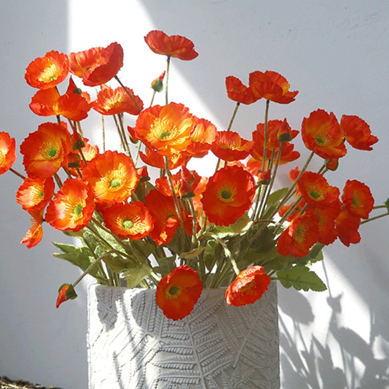 Artificial Poppy Bouquets - Etsy