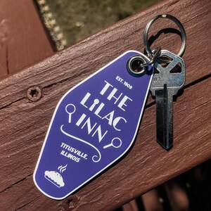 The Lilac Inn Key Chain | Nancy Drew - Etsy