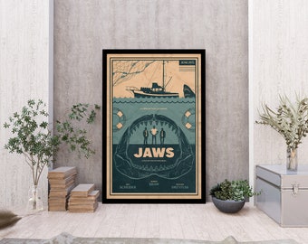 Jaws Poster - Etsy