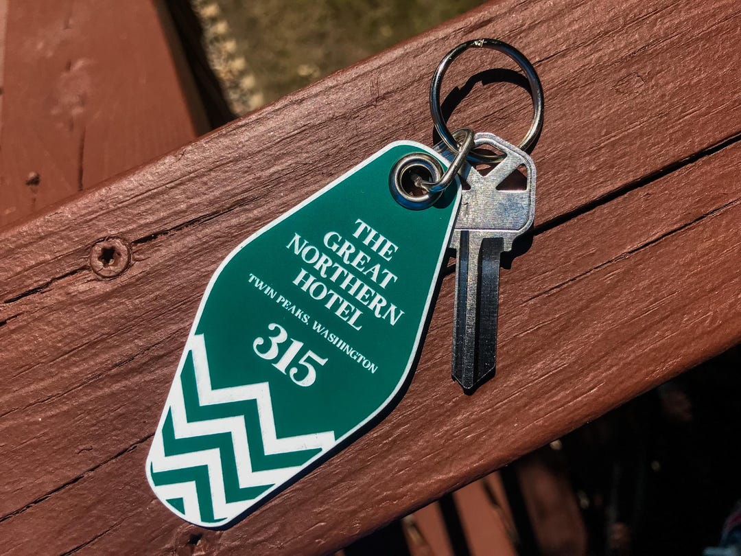 Great Northern Hotel Keychain | Twin Peaks - Etsy
