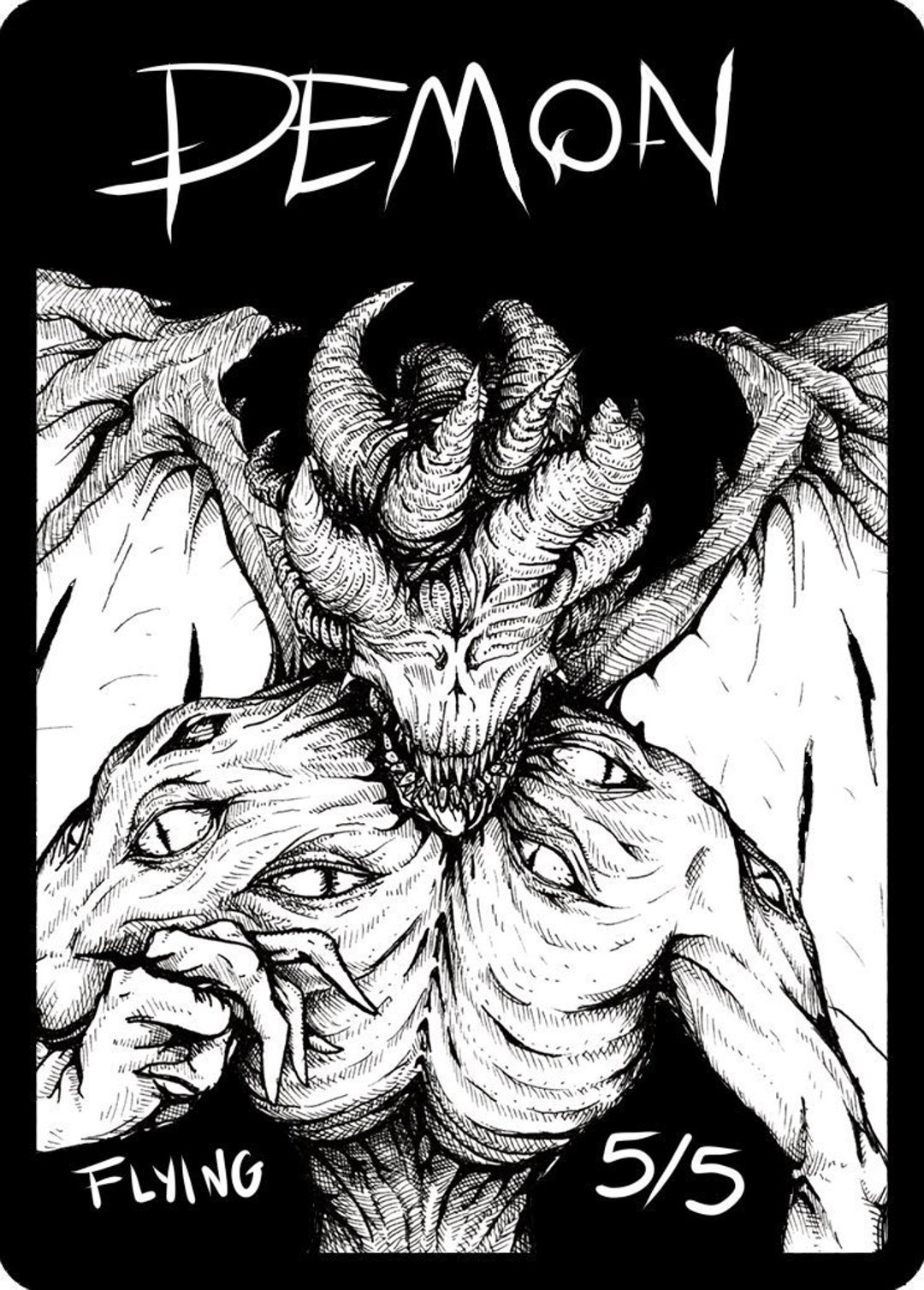 Custom MTG Tokens 2nd Set Demons Dragons & Spirits - Etsy