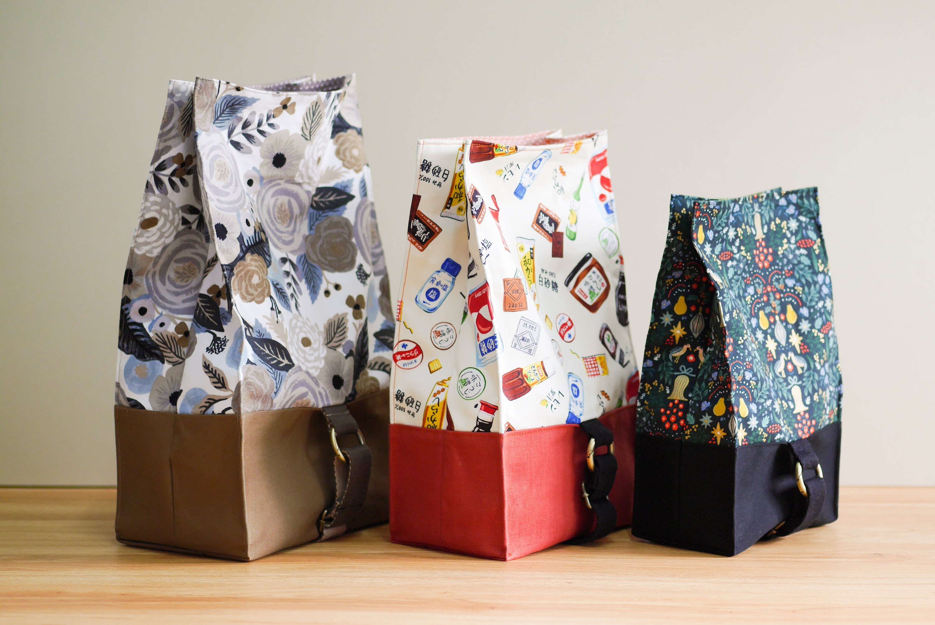 PATTERN PDF Julie Roll Top Bag Project Bag Roll Top Bag - Etsy Australia