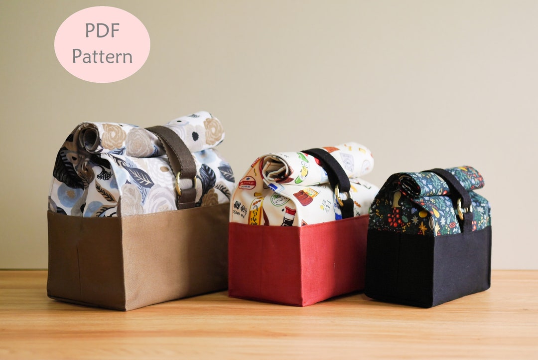 Julie Roll Top Bag Sewing Pattern: Project Bag DIY (PDF) - Etsy UK