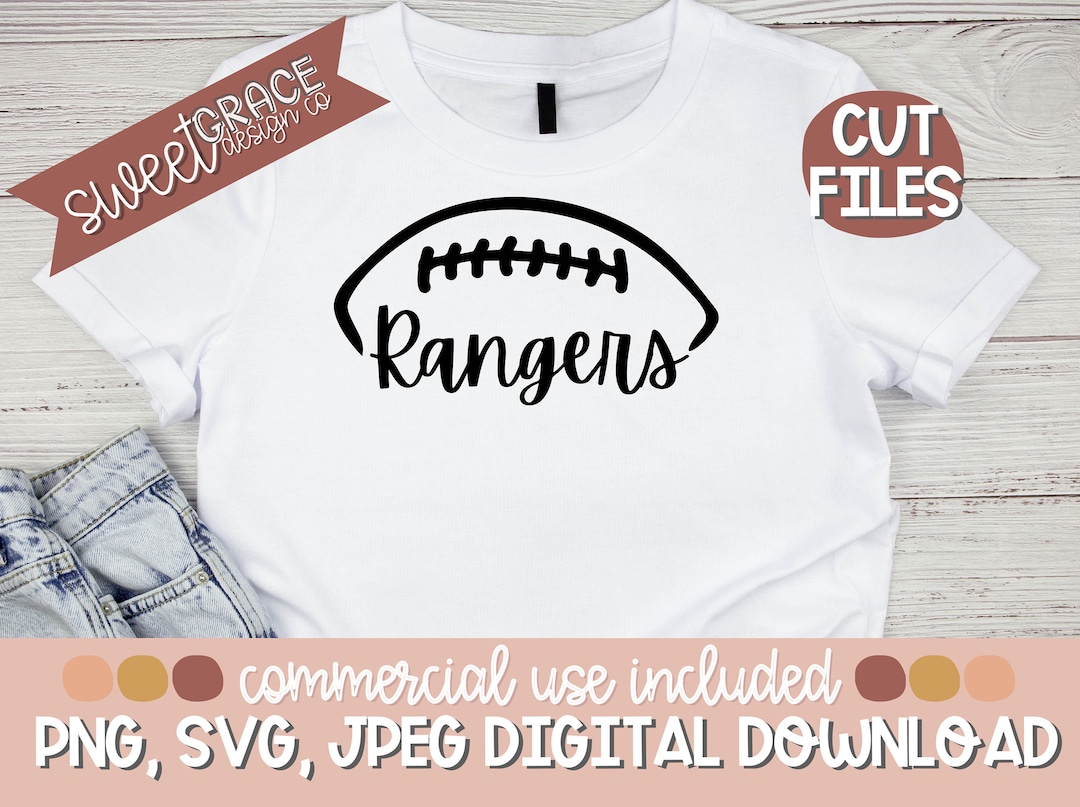 Rangers Svg, Football Rangers High School Svg. T-shirt Design for ...